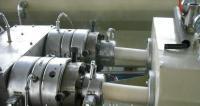 China Multi Section Vacuum System Twin Screw Extruder Pipe Extrusion Machine CE & ISO9001 for sale