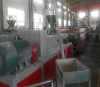 China Two Screw Plastic Board Production Line WPC PVC Construction Shuttering Board Making for sale