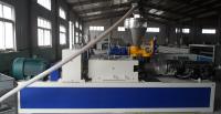 China Conical Twin Screw WPC Plastic Profile Extruder High Compression for Windowsill for sale