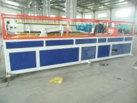 China Conical Twin Screw WPC Plastic Profile Extruder High Compression for Windowsill for sale