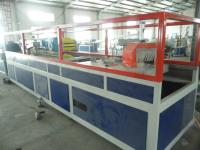 China Conical Twin Screw WPC Plastic Profile Extruder High Compression for Windowsill for sale