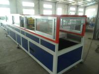 China Automatic PVC Profile Production Line with Double Screw Extruder for Window and Door Profiles - Complete 8-Machine System for sale