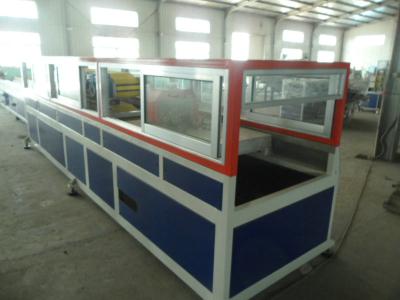 China Automatic PVC Profile Production Line with Double Screw Extruder for Window and Door Profiles - Complete 8-Machine System for sale
