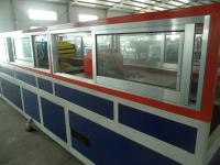 China Plastic Profile Making WPC Profile Production Line , Fully automatic PVC Profile Extrusion Line for sale