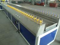 China PP PE WPC Decking Plastic Profile Extrusion Line with Single Screw design for sale