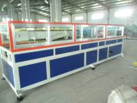 China PP PE WPC Decking Plastic Profile Extrusion Line with Single Screw design for sale