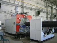 China Pe Large Diameter Sprial Pipe Making Machine / HDPE Sprial Pipe Production Line ISO9001 for sale
