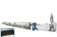 China PE Drain Pipe Plastic Extrusion Line With High Speed Extruder for sale