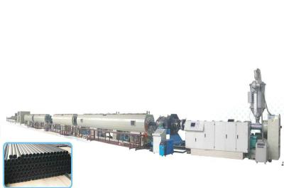 China PE Drain Pipe Plastic Extrusion Line With High Speed Extruder for sale