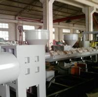 China Pvc Wpc Wood Plastic Composite Extrusion Line For Building Construction Template for sale