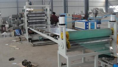 China Twin Screw PVC Plastic Sheet Extrusion Line 55-120KW with 350Kg/h Capacity for Industrial Manufacturing for sale