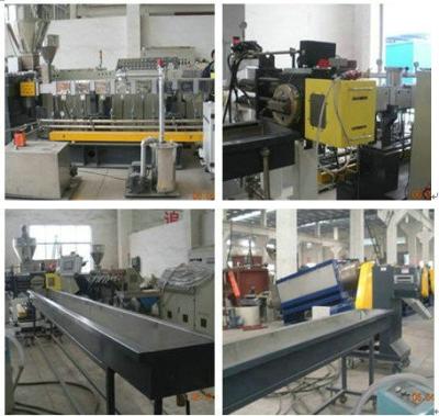 China PET Waste Plastic Granule Twin Screw Extruder 250-600kg/h 380V Pellet Machinery for sale