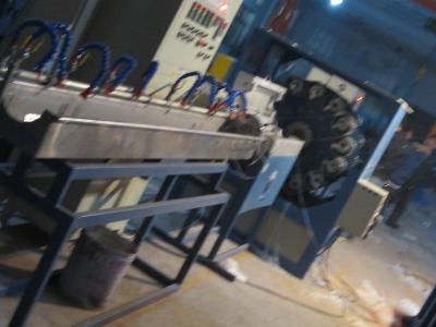 China PVC Fiber Reinforced Plastic Pipe Extrusion Line With High Speed Extruder for sale