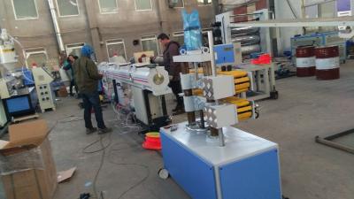 China Delta Inverter Plastic Pipe Extrusion Line With Custom Power Output for sale