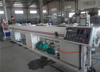 China 110MM PVC Plastic Pipe Extrusion Line 60w Water Pipe Making Machine for sale