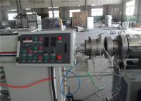China 110MM PVC Plastic Pipe Extrusion Line 60w Water Pipe Making Machine for sale