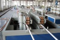 China PVC Twin Pipe Making Machine , Double Pipe Production Line 380V 50HZ for sale