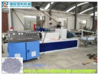 China PVC Hot Cutting Plastic Granules Machine | Double Screw Extruder 200-500KG/h Capacity | 380V Industrial Pelletizer for sale