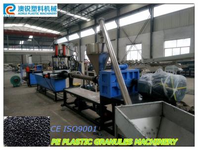 China Single Screw PE PP Plastic Granules Machine 200kg/h Recycle Granules Making Machine for sale