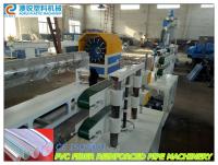 China Pvc Fiber Reinforced Soft Plastic Pipe Extrusion Machine , Pvc Gridding Pipe Production Line for sale
