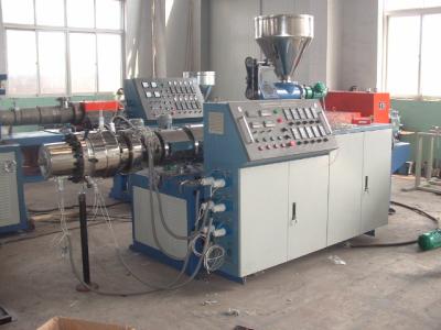 China Fully Automatic Conical Twin Screw Extruder With CE ISO9901 Certificate for sale