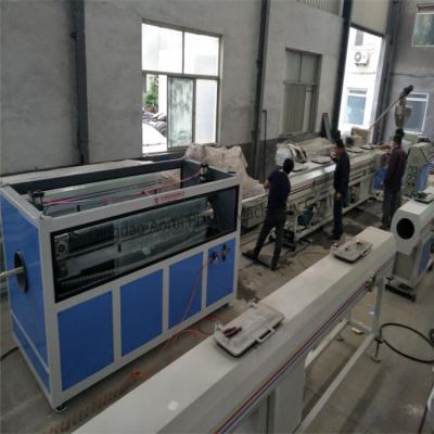 China Customized Two Screw Plastic Pipe Production Line With 38cr Moaia Screw for sale