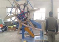 China Single Screw PE Carbon Spiral Pipe Plastic Extrusion Machine 50-200mm Diameter 140kg/h Capacity for sale