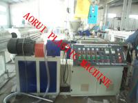 China PP / PE Plastic Pipe Extrusion Line , Single Wall Corrugated Pipe Extruder for sale