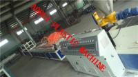 China Automatic Twin Screw Plastic Profile Extrusion Line For WPC Tray / Terrace for sale