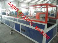 China Handrail Plastic Extrusion Line , Wood Plastic Composite Decking Profile Extruder for sale