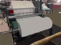 China Single Screw PP Melt Blown Machine 1.6-3.2M Width for Non-Woven Fabric Production with 16-200 G/M² Weight Range for sale