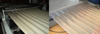 China PVC Wavy Plastic Board Extrusion Line Corrugated Plate Machine for sale