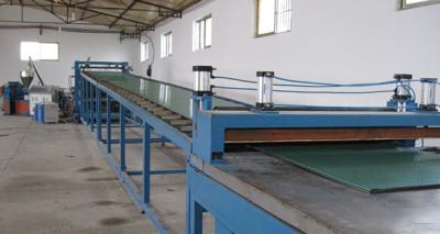 China PVC WPC Plastic Board Production Line , High Output PVC Board Making Machine for sale