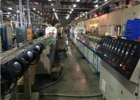China Waterproof WPC Plastic Profile Production Line For Skirting / Decking / Fence for sale