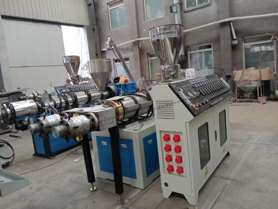 China CE PVC Pipe Production Line Double Output Pipe Extrusion Machine 20mm To 90mm for sale