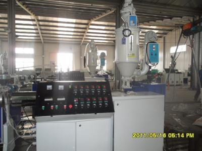 China PVC Garden Hose Plastic Pipe Extrusion Line 50-80kw Single Screw Extruder 20-63mm for sale