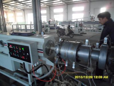 China PVC Spiral Steel Wire Reinforced Pipe Plastic Pipe Extrusion Line for sale