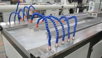 China Double Screw Pvc Plastic Wpc Profile Machine Window Door Profile Extrusion for sale