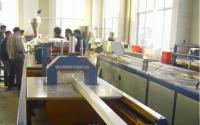 China Double Screw Pvc Plastic Wpc Profile Machine Window Door Profile Extrusion for sale