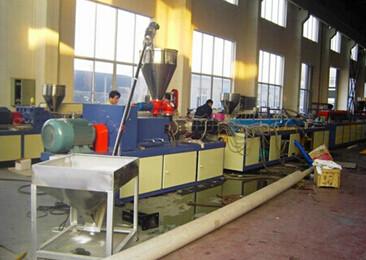 China High Speed Wood Plasti Pvc Profile Extrusion Line / WPC Extrusion Machine for sale