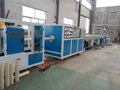 China 16 - 63mm  PVC Pipe Making Machine With Twin Screw Extruder for sale