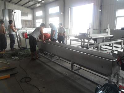 China Water Ring Cutting Recycled Granule Machine , Film Recycled Pellet Extruder for sale