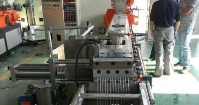China PET Parallel Screw Plastic Granules Machine  , Film Pelletizing Extrusion Line for sale