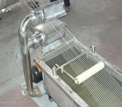 China PET Recycled Die Head Cutting Granule Extruder , Wasted Flakes Pelletizer for sale