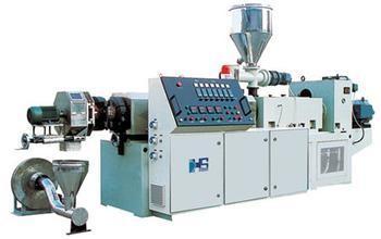 China PVC Plastic Granules Machine , High Speed Pellet Extruder for sale