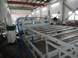 China Conical Twin Screw Plastic Extruder for WPC Board Production - 600-1250mm Width, 50-75% Wood Content for sale