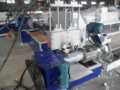 China Two Stage Plastic Recycling Granulator Machine 120mm Screw 750kg Capacity for PE PP Flakes for sale