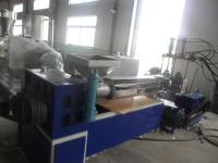 China Waste Recycled Water Ring Spaghetti Plastic Granules Machine , Double Stage Pellet Extruder for sale