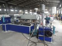 China Double Stage Recycled Granule Single Screw Extruder , Bottle Flake Pellet Machine for sale