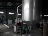 China PE PP Bottle Flakes Recycling Pellet Extrusion Machine 90mm Screw 500kg/h for sale